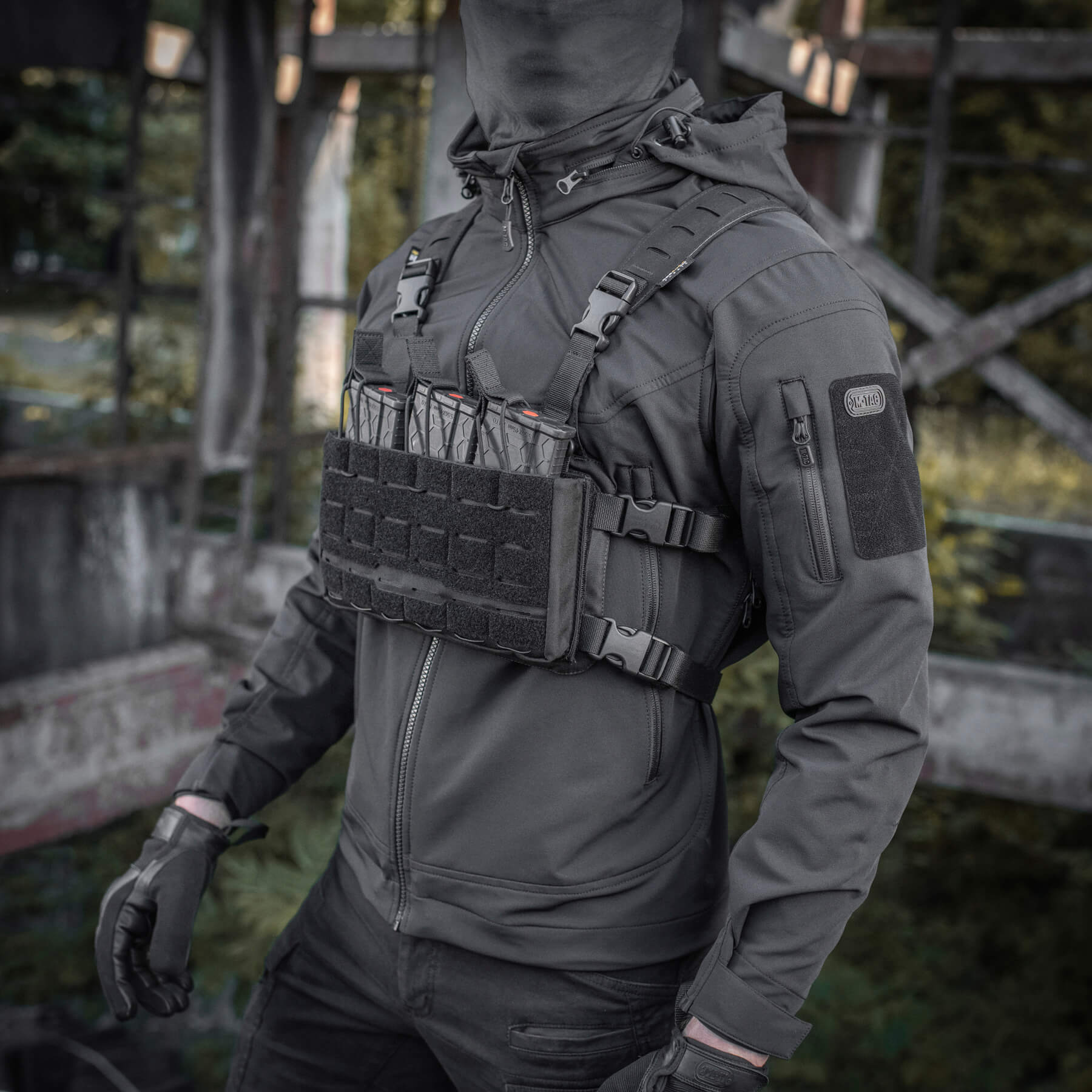 M-Tac Modular Chest Rig Black купити за доступною ціною у виробника M-TAC